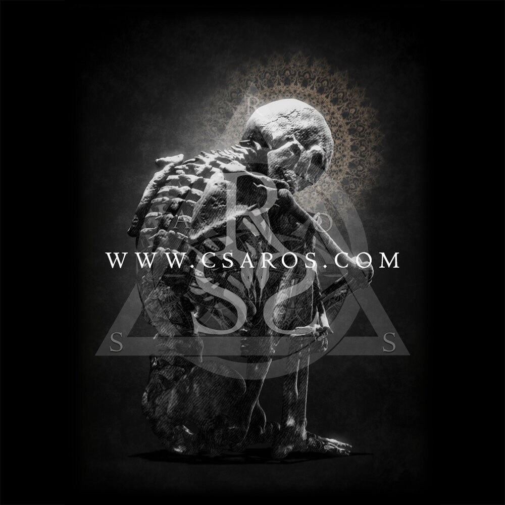 Isolation Skull Art Fabric Flag | Dark Gothic Aesthetics Artstyle ...