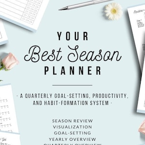 Your Best Season Planner Printable Planner Quarterly - Etsy
