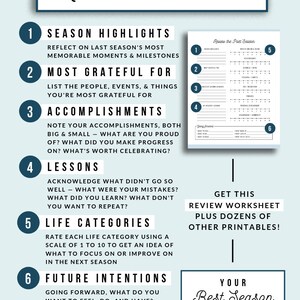 Your Best Season Planner Printable Planner Quarterly - Etsy