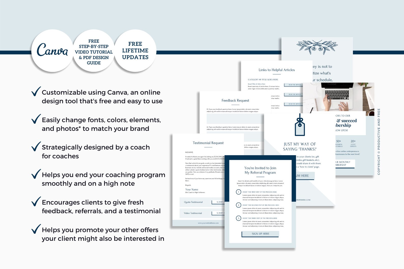 Coaching Client Goodbye Packet Client Offboarding Exit - Etsy