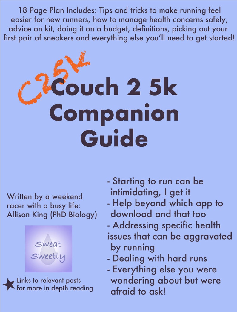 Couch 2 5k (c25k) Companion Guide - Etsy