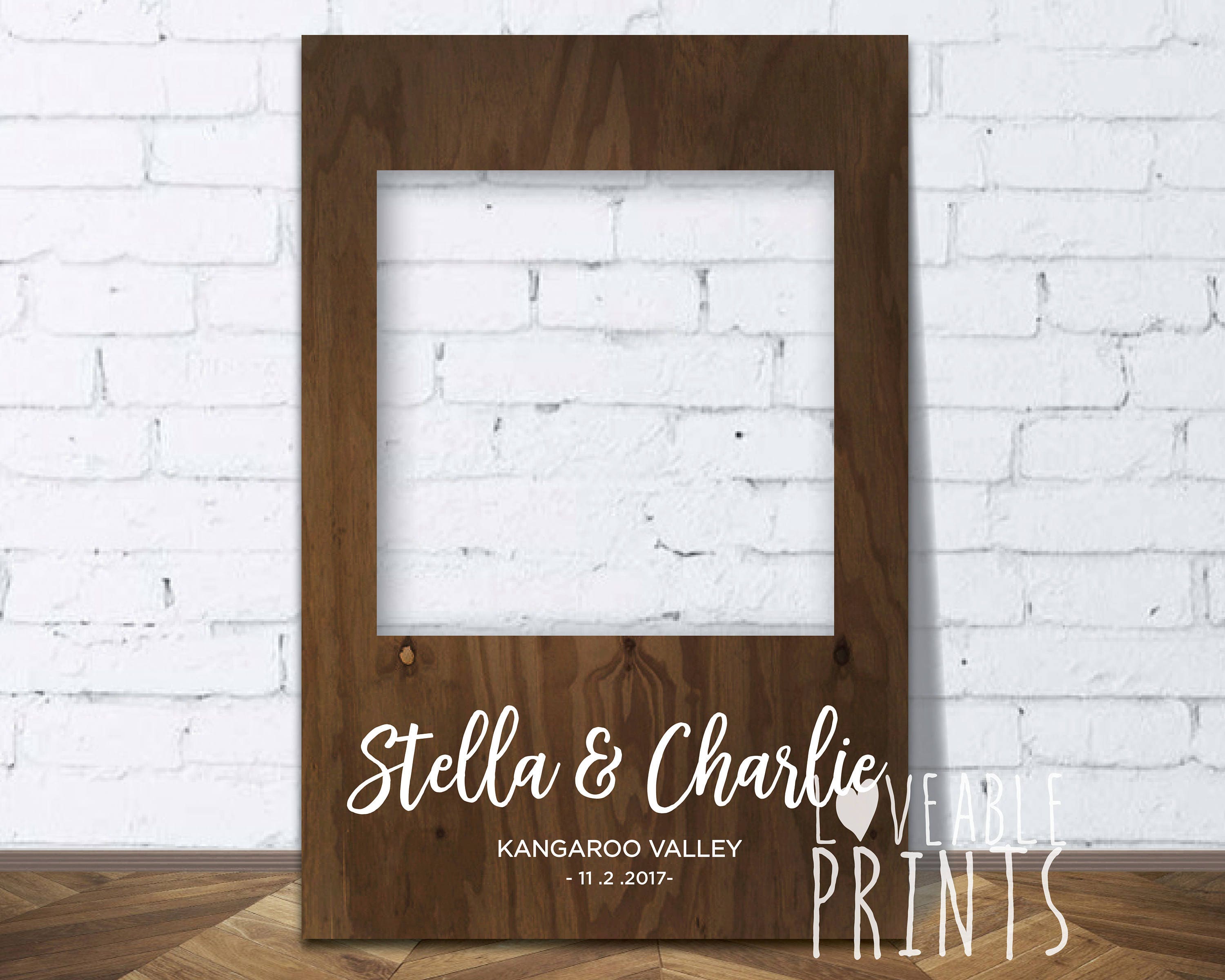 Photo Booth Frame & Welcome Sign Wedding Signs Wood Sign - Etsy Australia