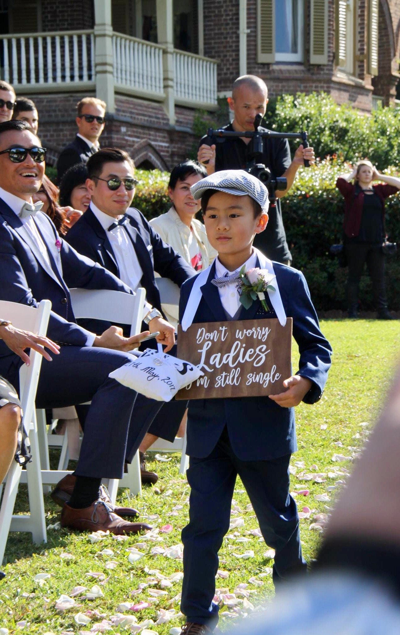 Page Boy Sign Flower Girl Sign Small Wooden Sign Custom - Etsy