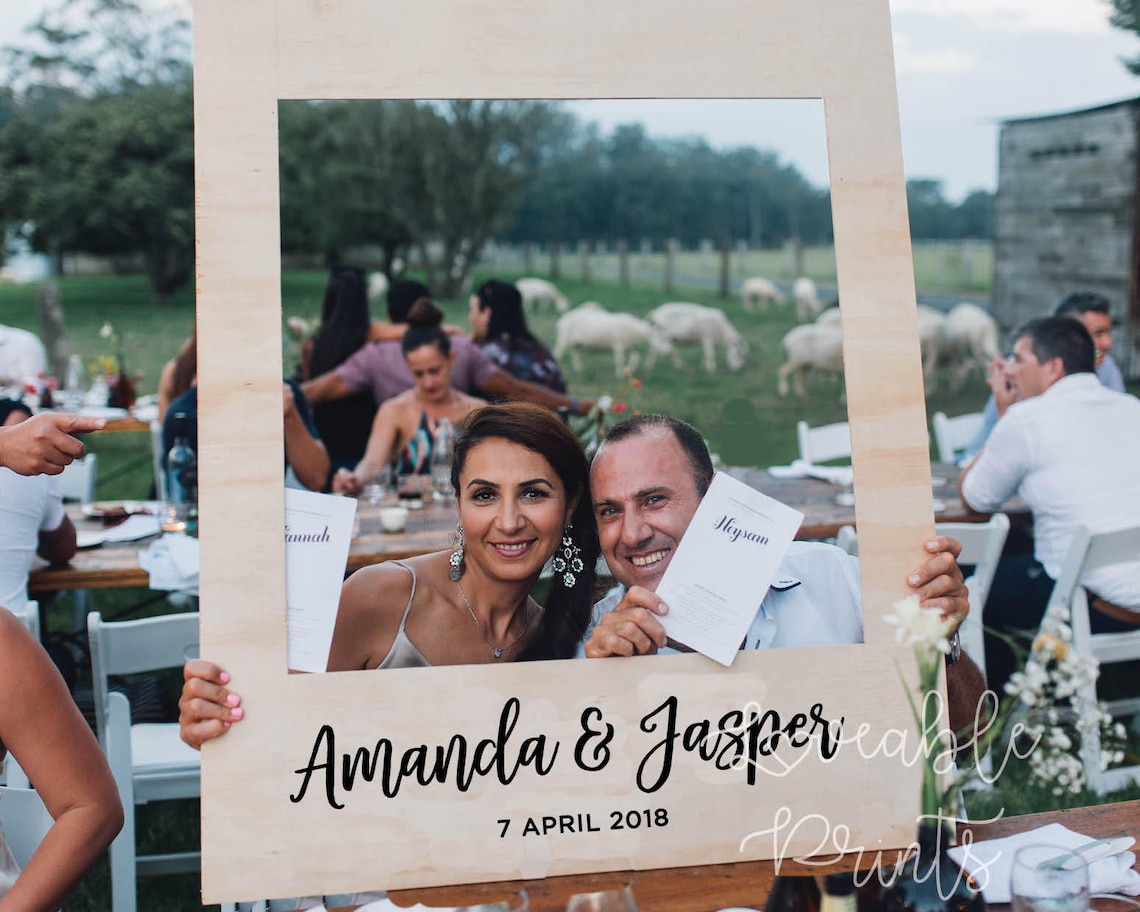 Custom Wooden Photo Booth Frame Party Prop Baby Shower | Etsy