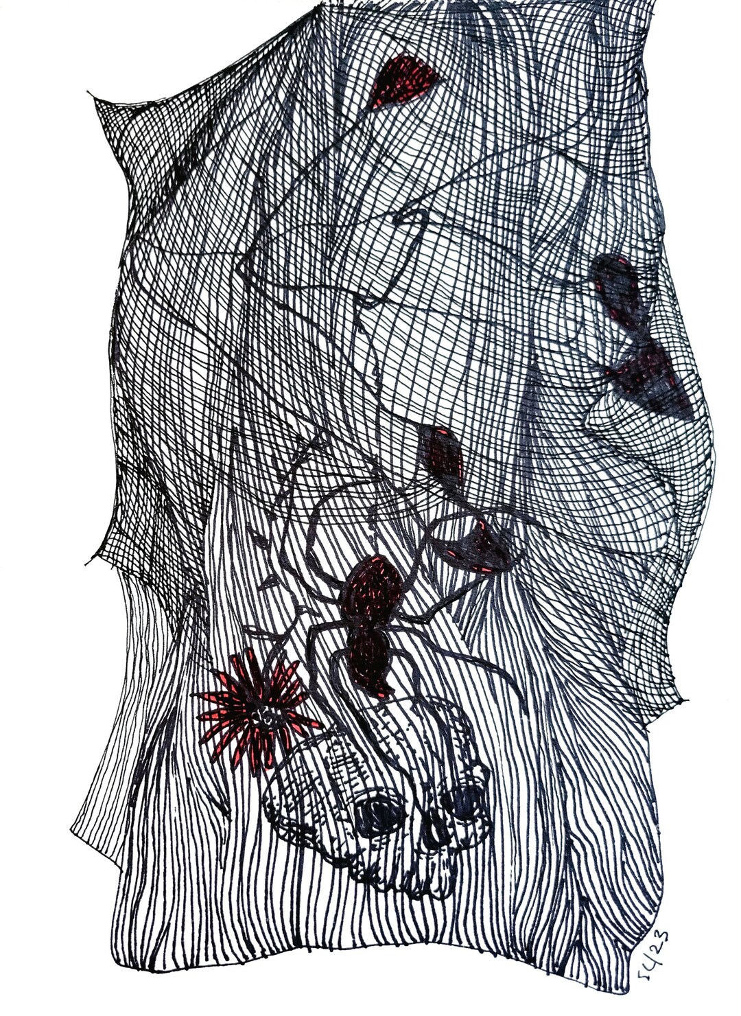 Existence Series Original Ink Drawing by Sheri Larsen - Etsy