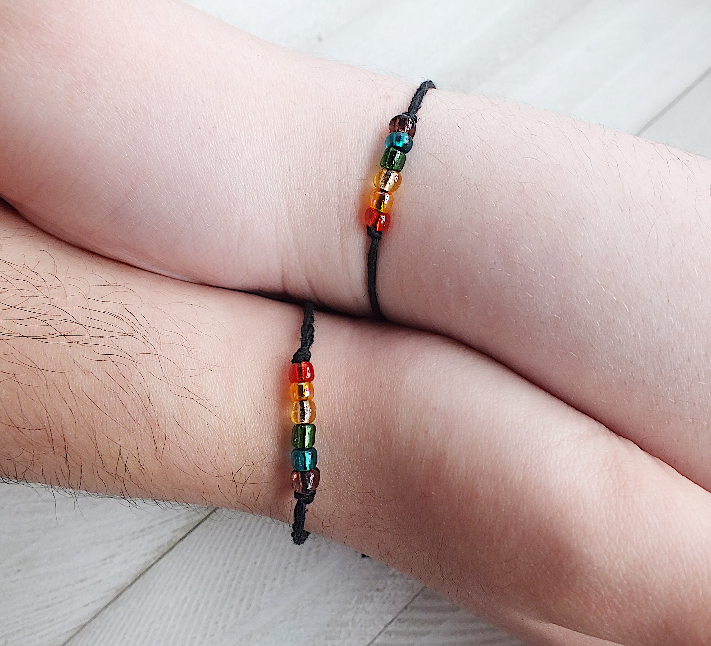 LGBTQA Pride Wish Bracelet - Etsy