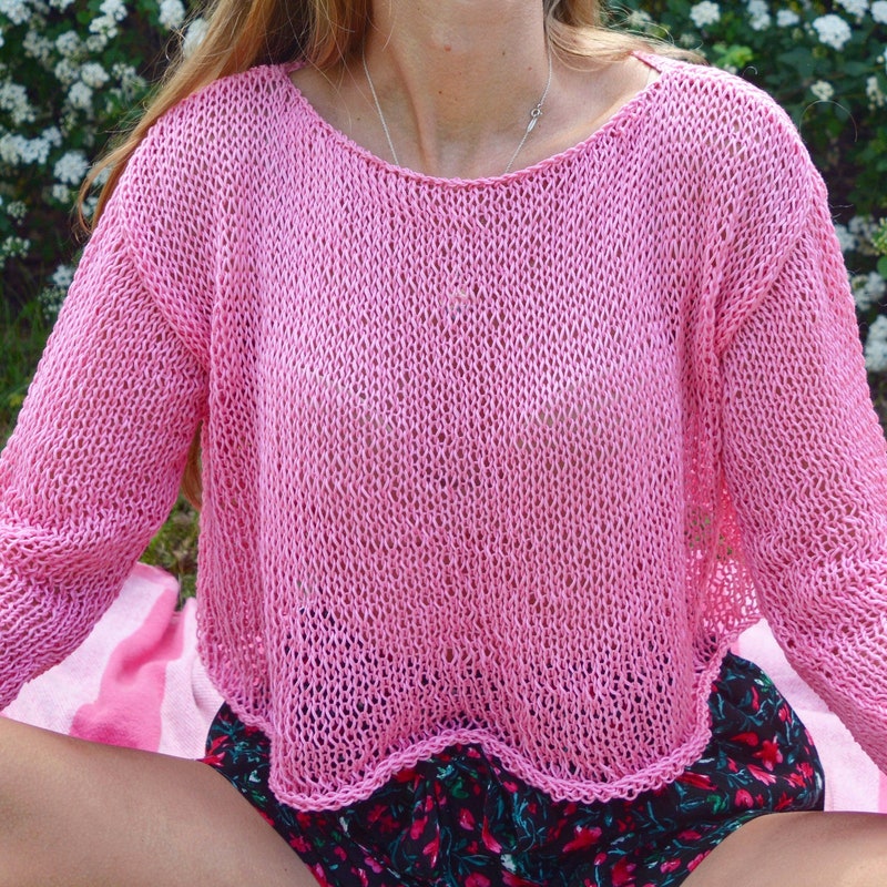 Hand Crochet Sweater - Etsy