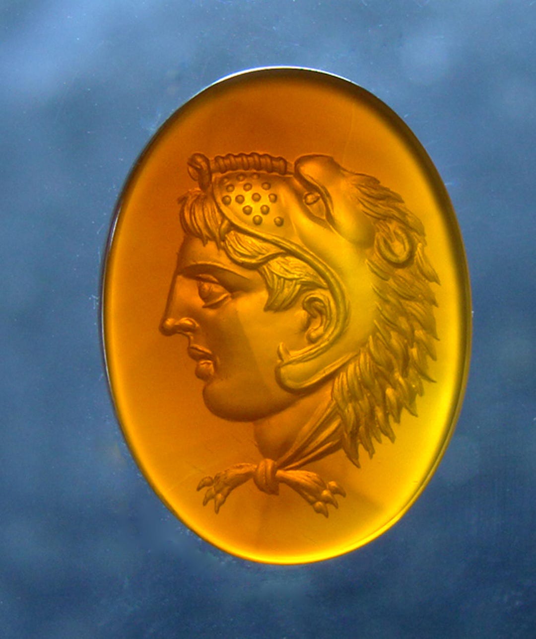 Carnelian Intaglio Handmade Engraving With Heracles. Unique. - Etsy