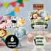 Printable Party Animals Safari Animals Birthday Party Jungle Cake ...