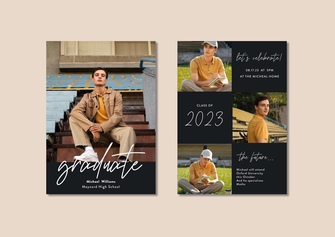 Graduation Announcement 2023 | Graduation Invitation 2023 | Graduation ...