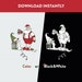 Santa Claus and Gift List SVG | Santa Claus PNG | Santa Claus Clipart ...