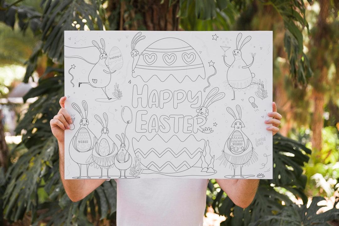 Easter Coloring Posters and Coloring Pages Huge Engineer Print Coloring ...