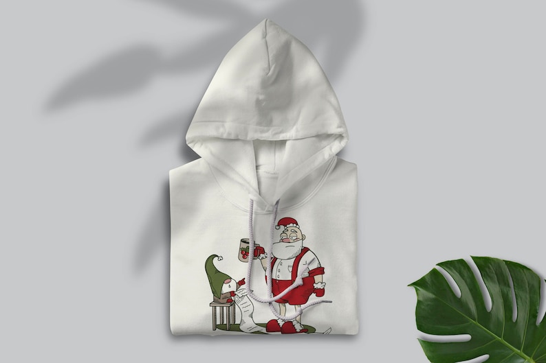 Santa Claus and Gift List SVG | Santa Claus PNG | Santa Claus Clipart ...