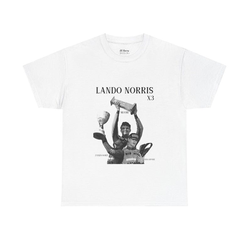 Lando Norris T-shirt, Lando Norris Merch, Formula One Merch, F1 Merch ...