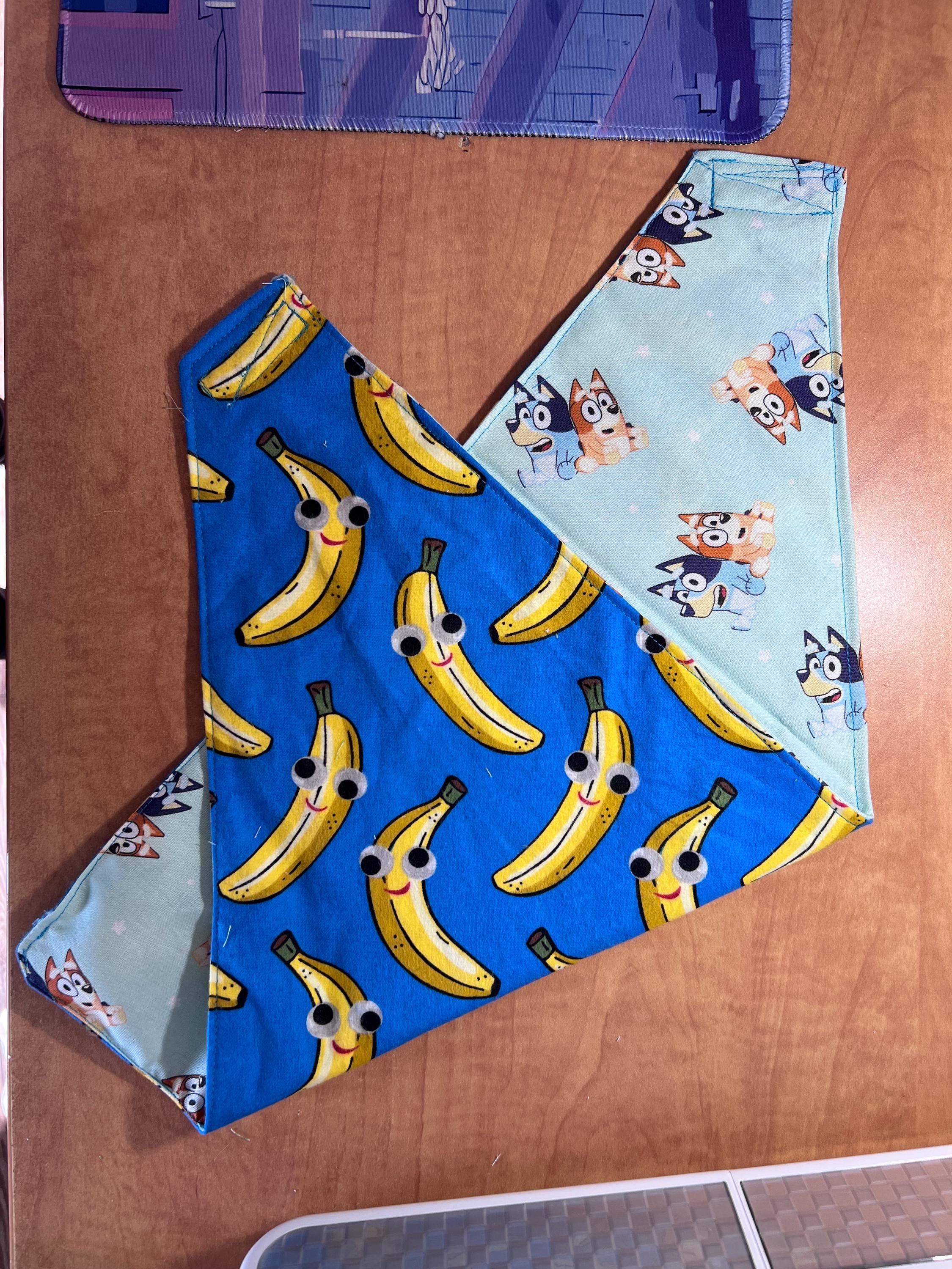Bluey and Bingo Googly Eye Bananas Fursuit Bandana W/ Squeaker - Etsy