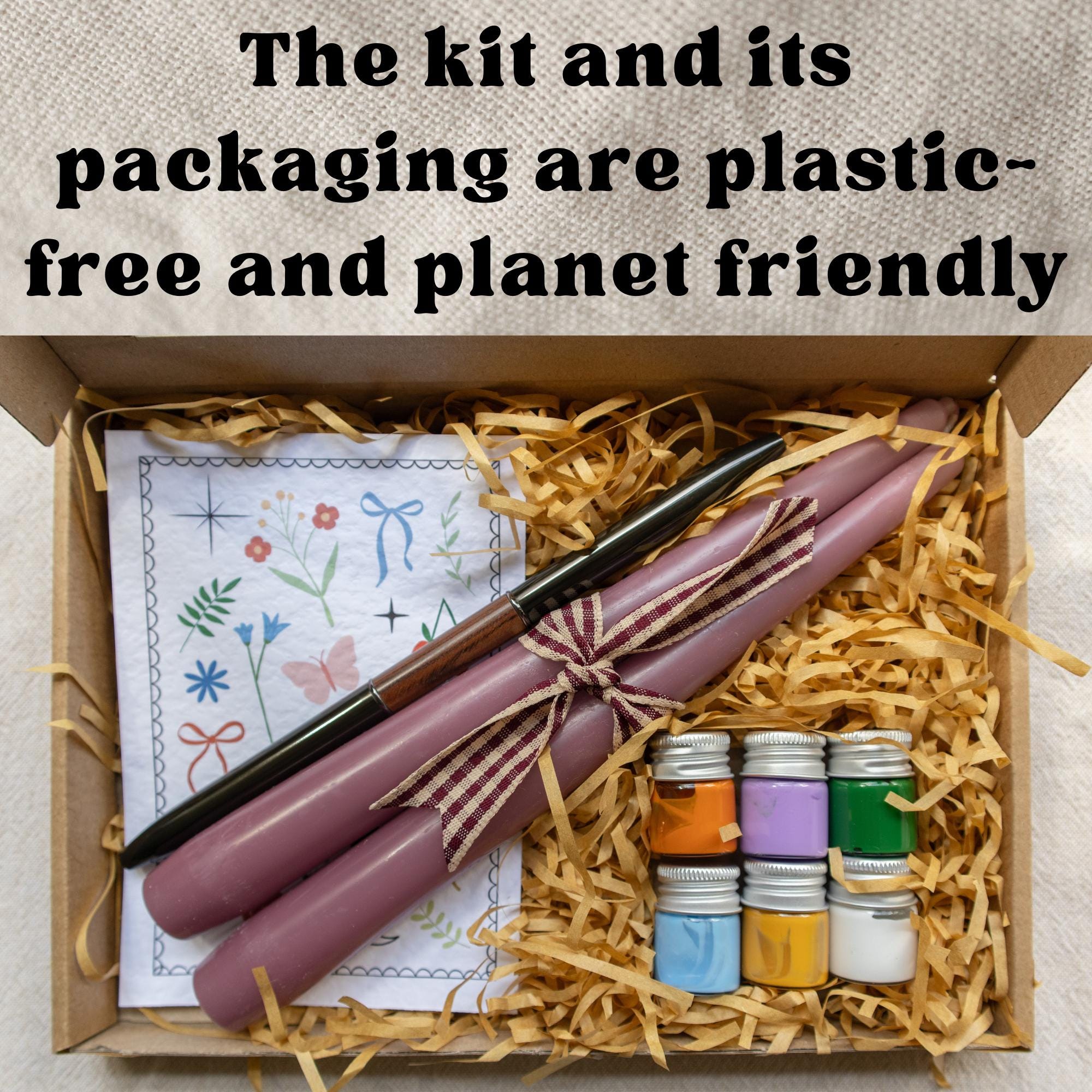 Candle Painting Kit - DIY Paint Your Own Taper Candles Craft Set ...