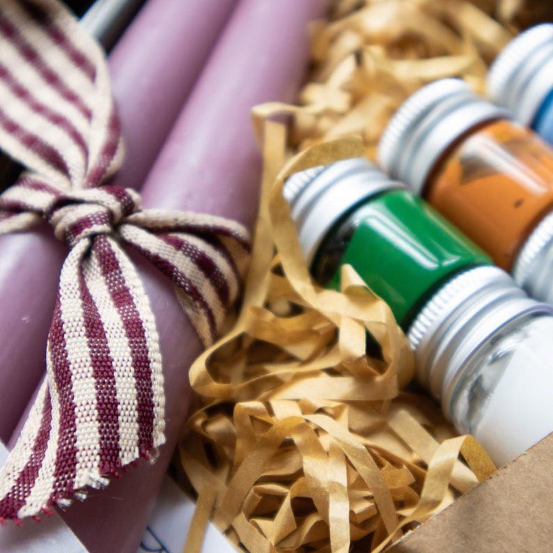 Candle Painting Kit - DIY Paint Your Own Taper Candles Craft Set ...