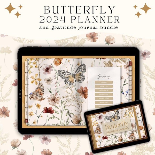 Butterfly Planner 2024 - Etsy