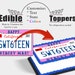 Custom Sweet 16 License Plate Cake Topper. License, Permit Driver ...