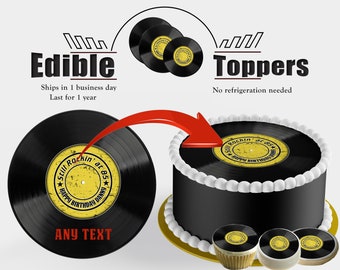 Personalised Vinyl Record Topper - Etsy