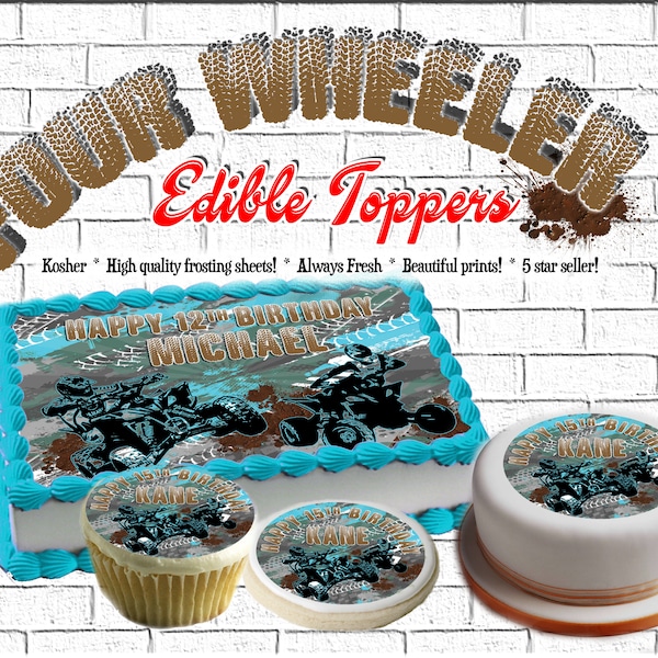 Four Wheeler Cake - Etsy