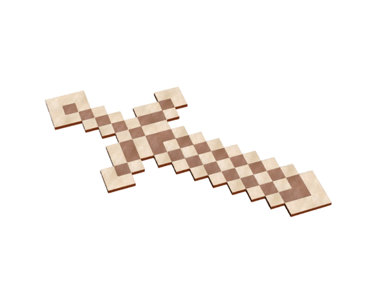 Pixelated Sword Minecraft DXF. Laser cutting files. Vector CNC | Etsy