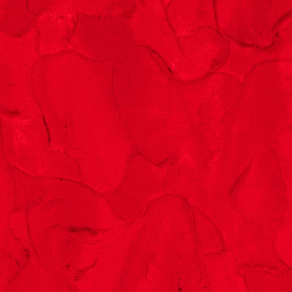 Red Minky Fabric - Etsy