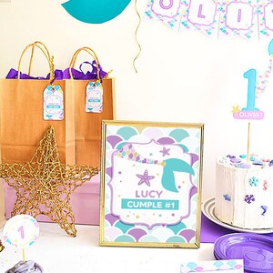 Kit Printable Little Mermaid for the First Year: Printable Package for ...