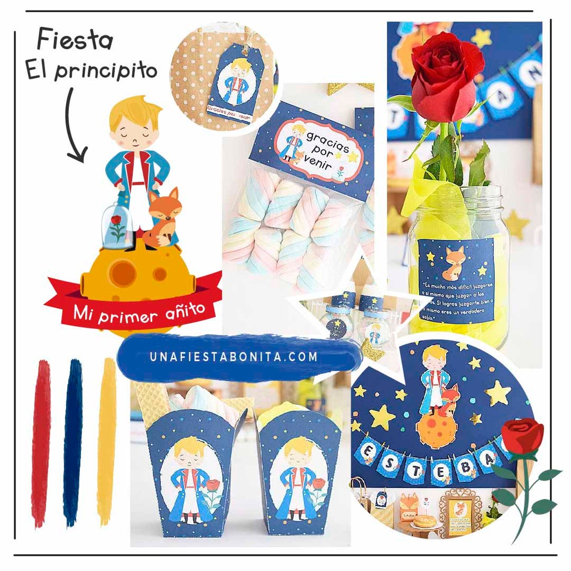 The Little Prince Party Kit Printables. Complete Set the Little Prince ...