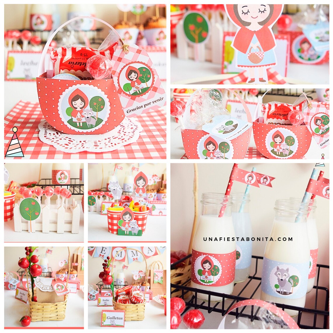 Little Red Riding Hood | Printable Party Collection| Party Printable - Etsy