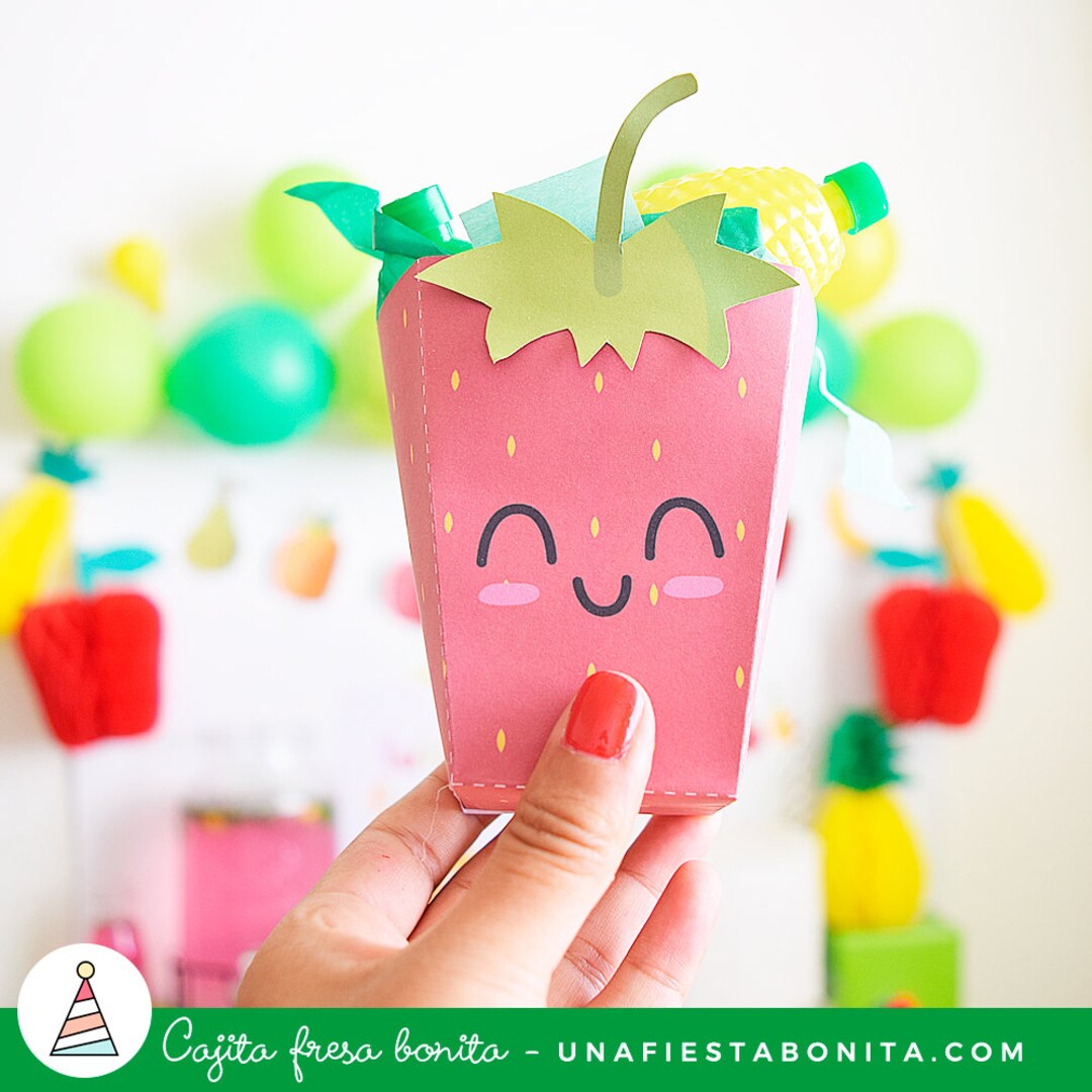 Watermelon Printable Box, Box Template, Candy Maker, Watermelon-shaped ...