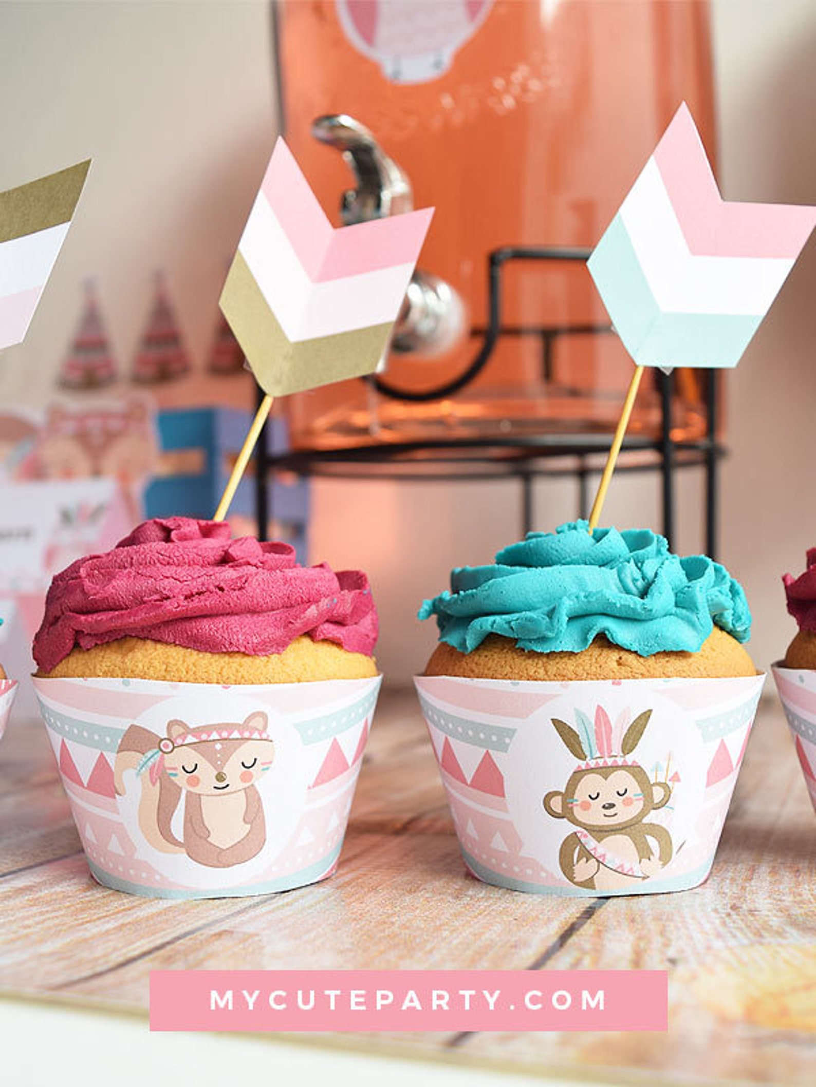 Tribal Birthday Party Package Printable Tribal Printable Party Package ...