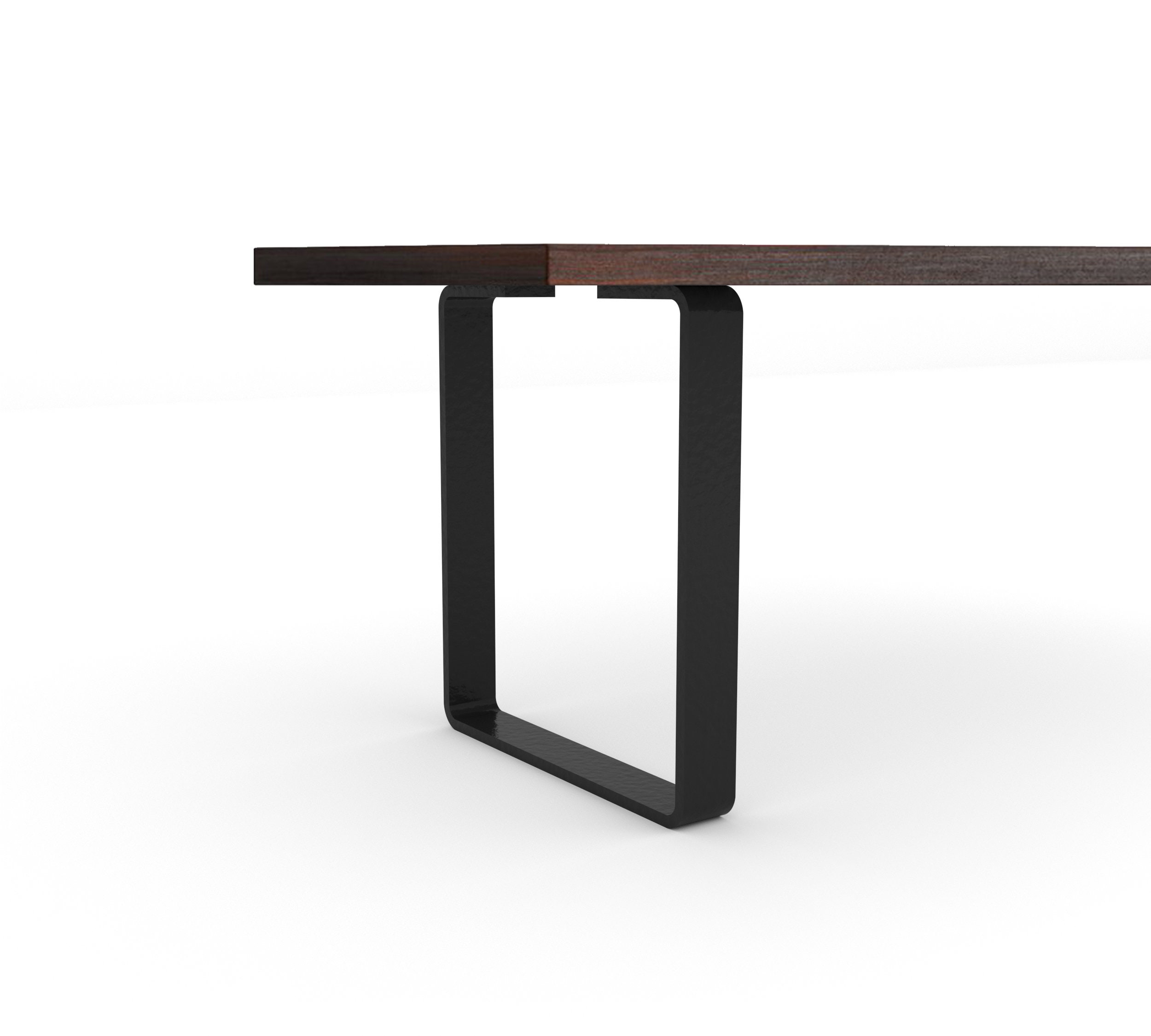 Raw Iron Bent Table Leg Set | Etsy