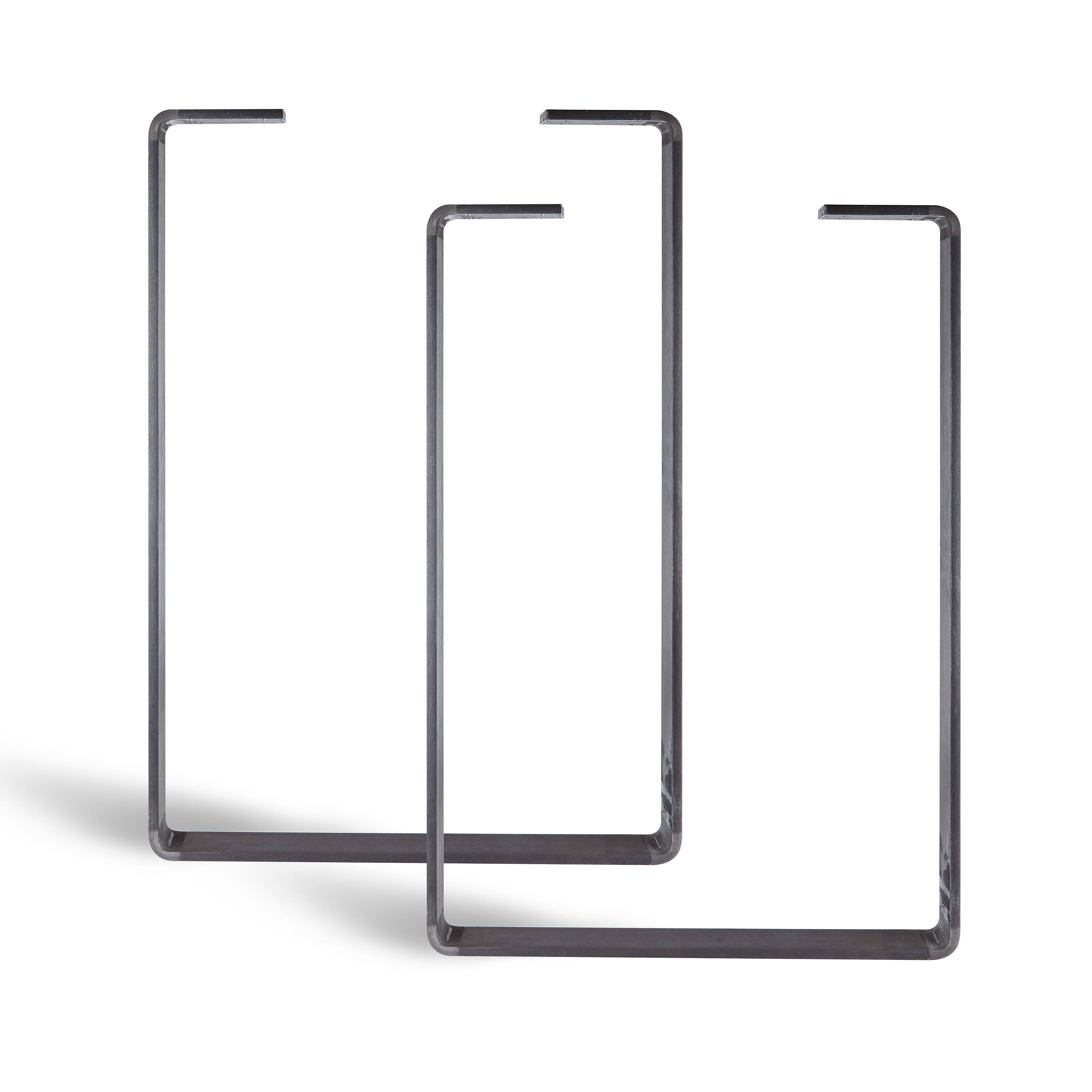 Raw Iron Bent Table Leg Set | Etsy