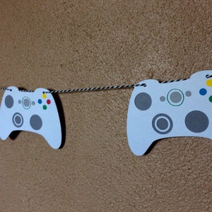Video Game Controller Party Decorations, Video Game Birthday Banner ...