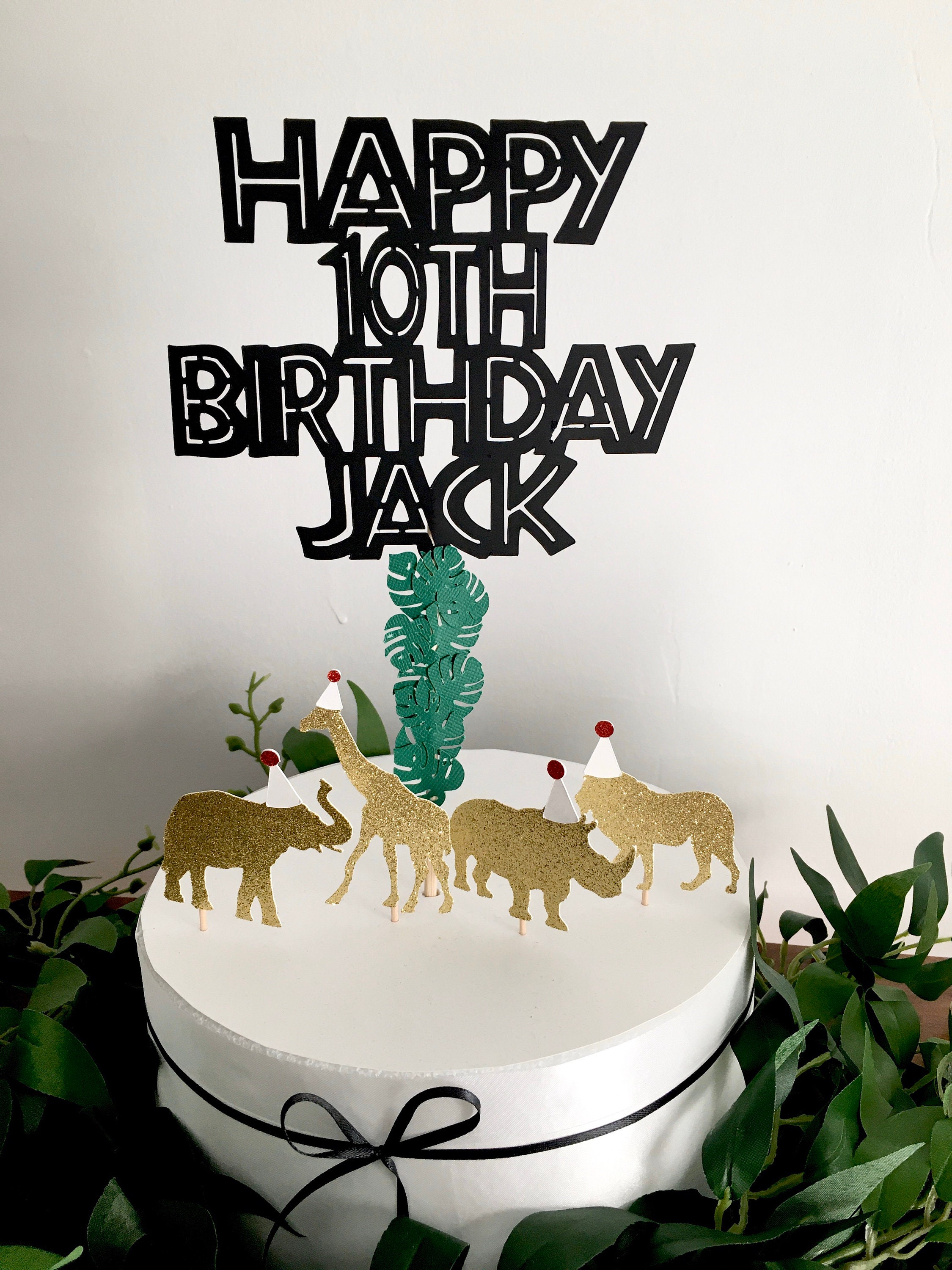 Safari Cake Topper Safari Birthday Decorations Circus Cake | Etsy