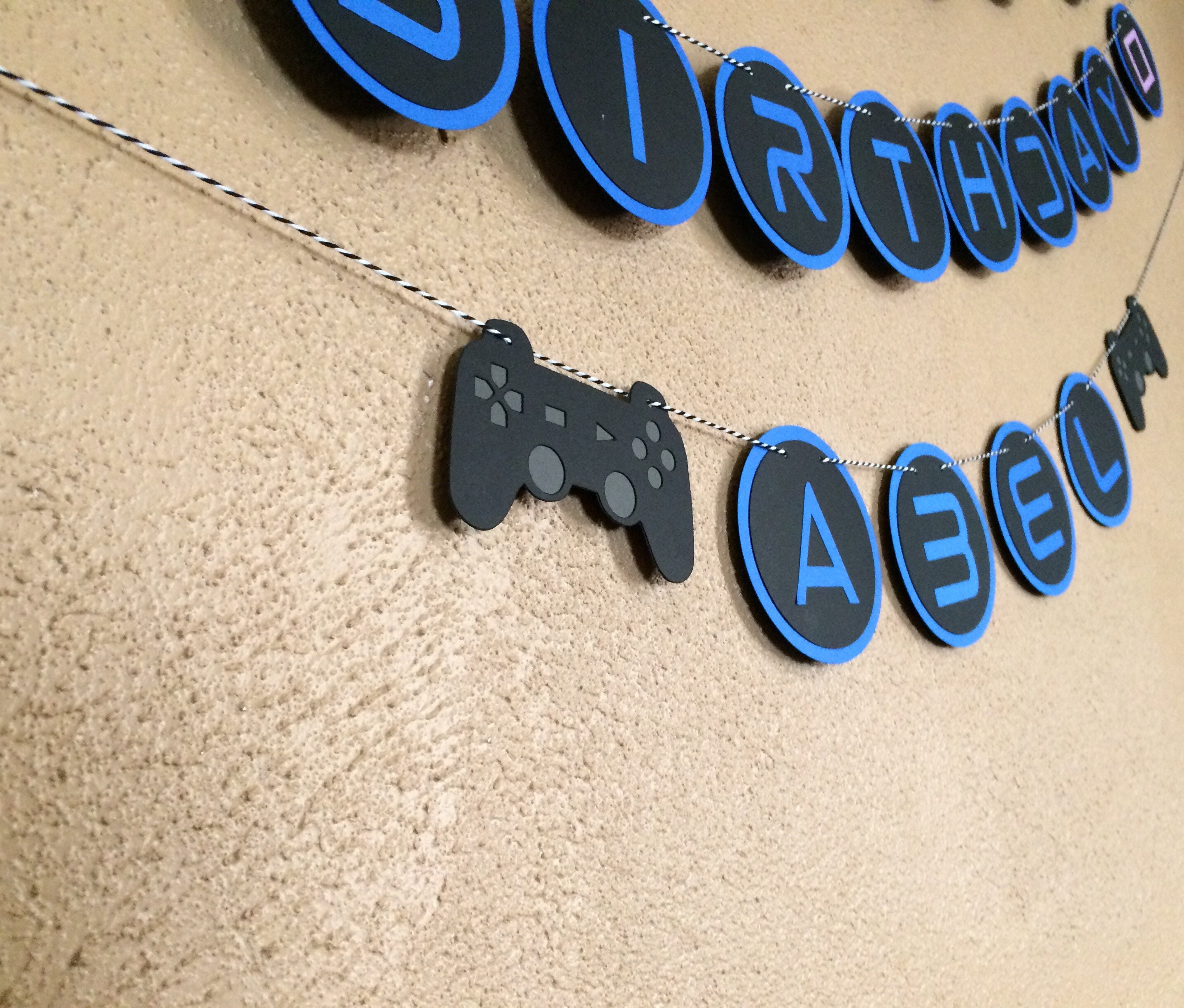 Video Game Birthday Banner Gamer Birthday Party Video Game | Etsy