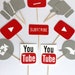 Youtube Party Cupcake Toppers, Social Media Birthday Décor, App Party ...