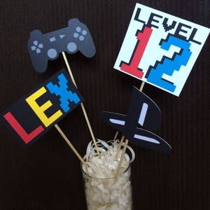 Gamer Centerpiece, Video Game Birthday, Gamer Party, Video Game Party ...
