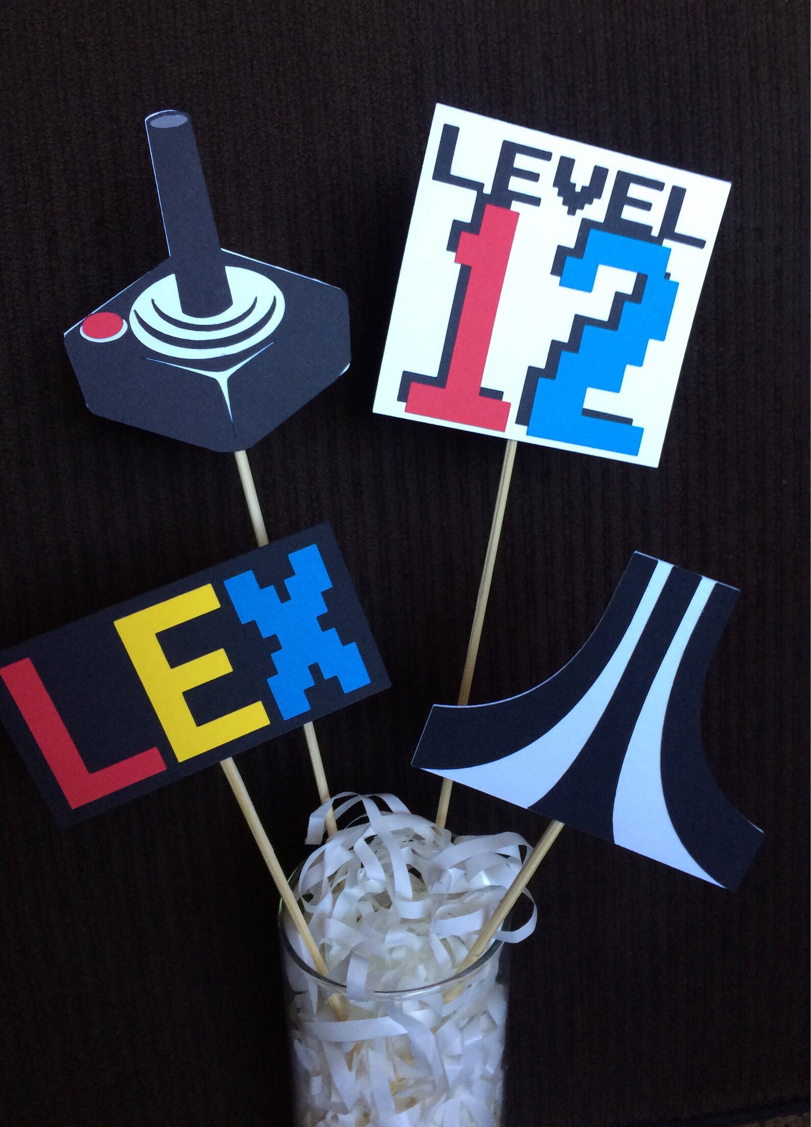 Gamer Centerpiece Video Game Birthday Gamer Party Video | Etsy