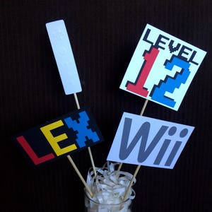 Gamer Centerpiece, Video Game Birthday, Gamer Party, Video Game Party ...