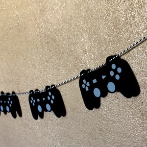 Game Controller Banner, Gamer Party Decor, Video Game Birthday, Gaming ...