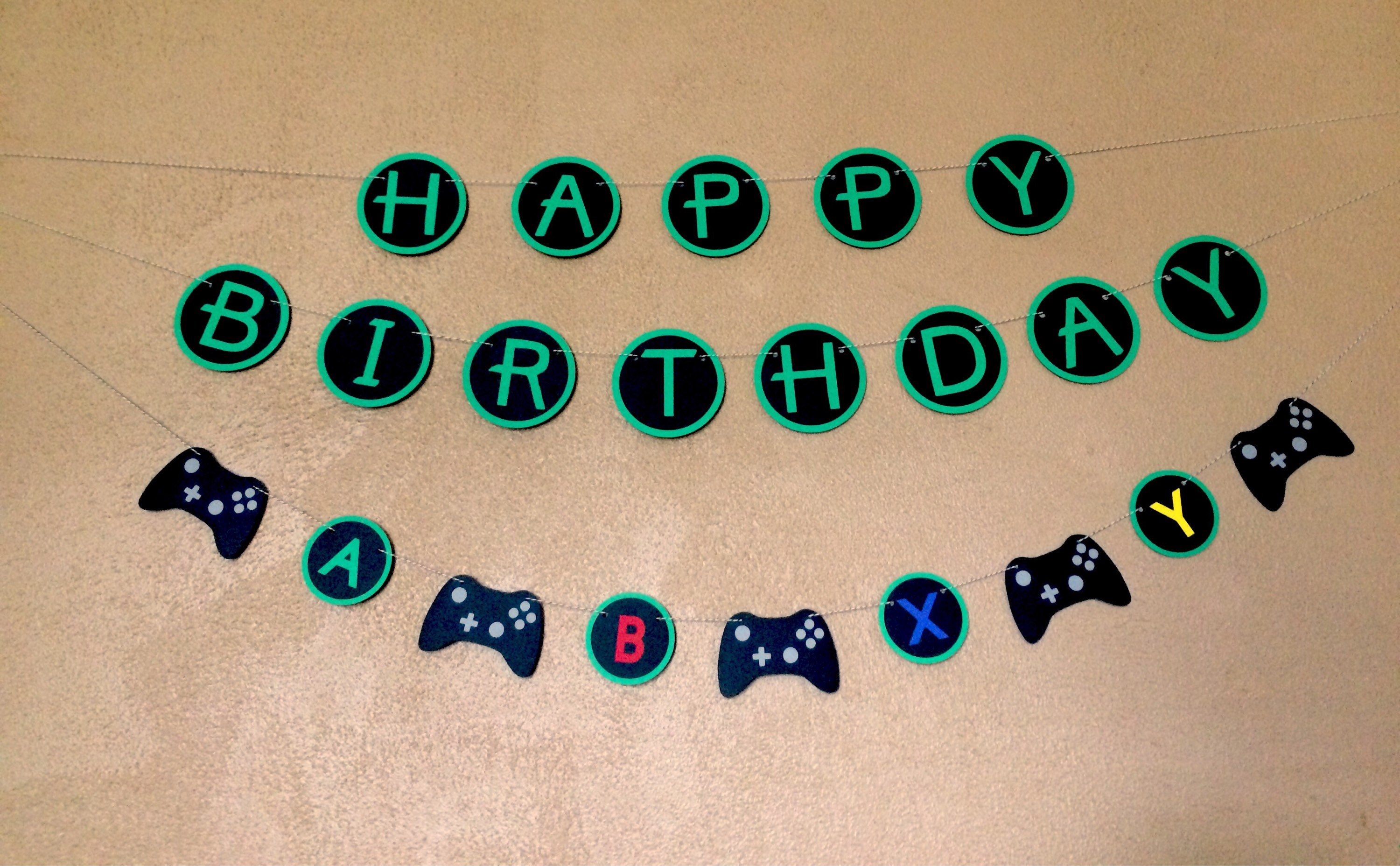 Video Game Birthday Decor Video Game Decorations Game - Etsy