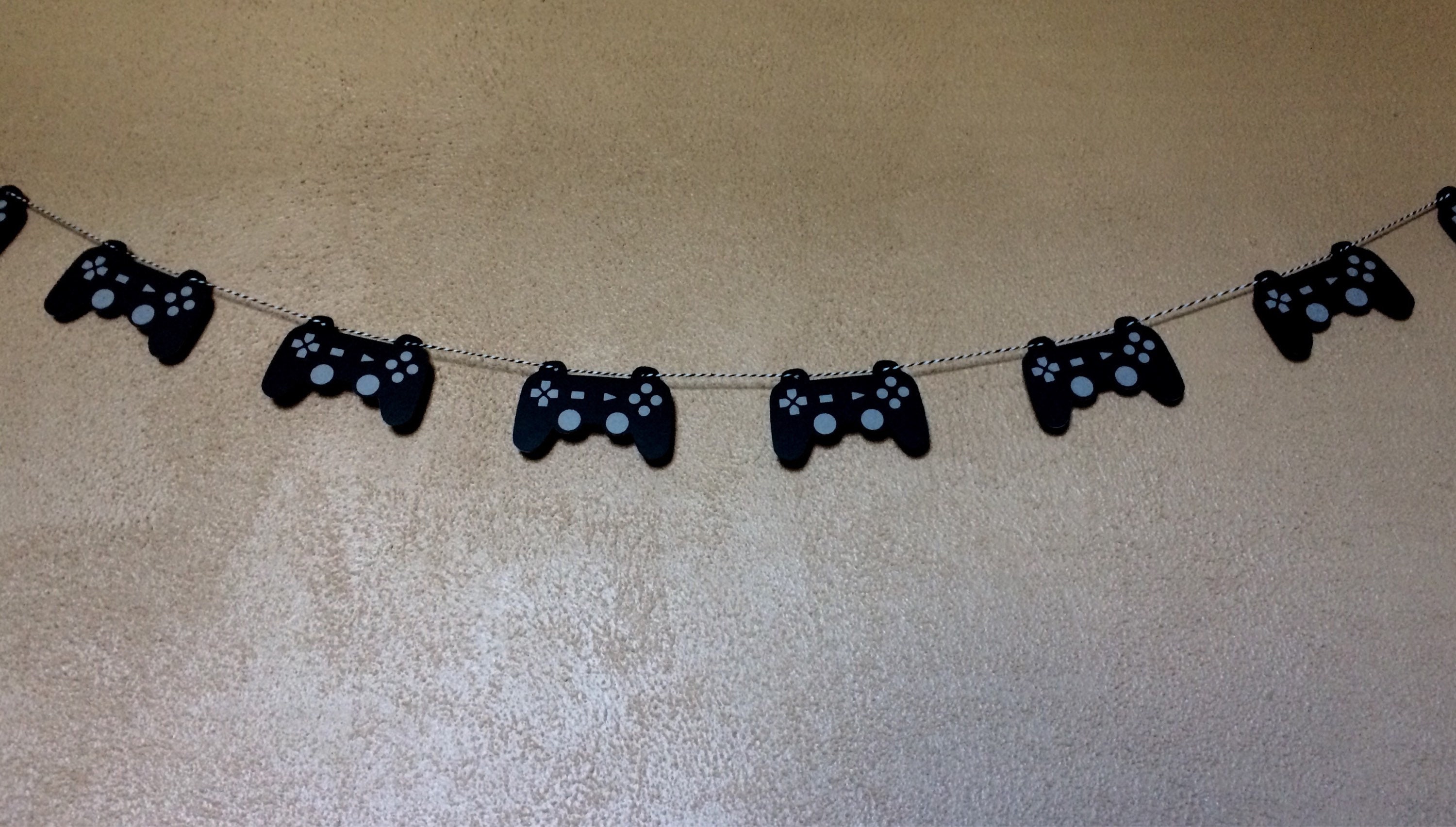 Game Controller Banner Gamer Party Decor Video Game - Etsy