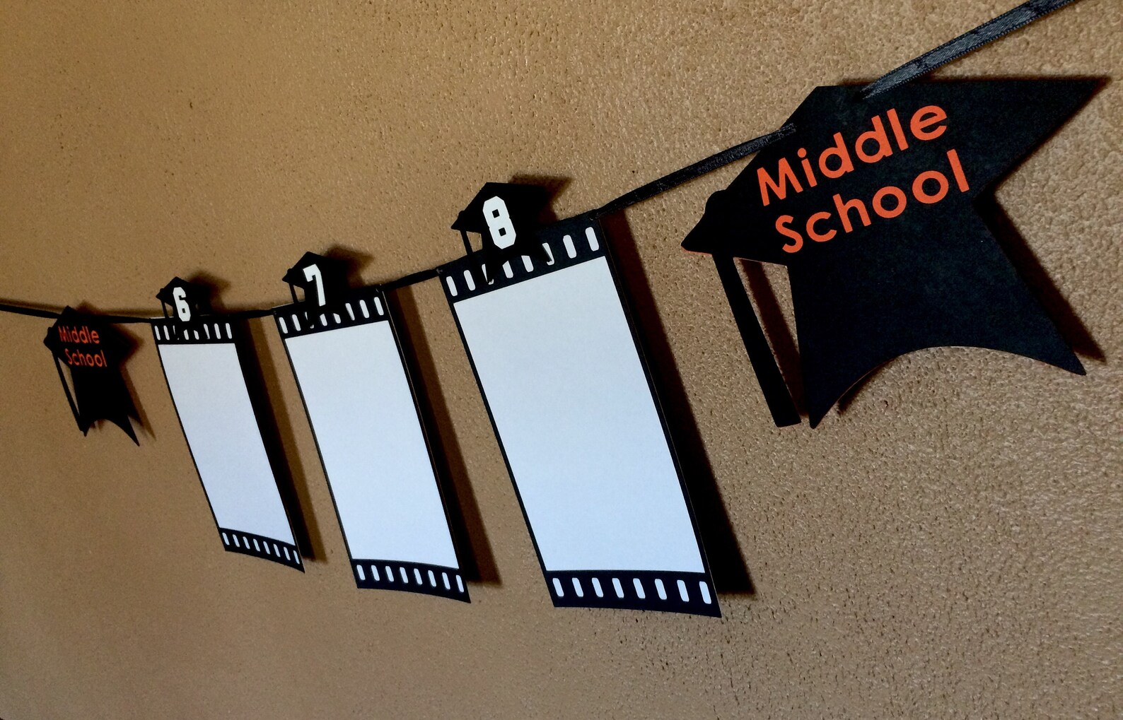 Middle School Graduation Photo Banner Graduation Picture - Etsy