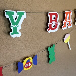 Candy Bar Party Banner, Candy Birthday Party, Dessert Table Sign, Candy ...