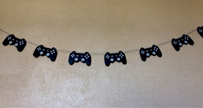 Game Controller Banner Gamer Party Decor Video Game - Etsy