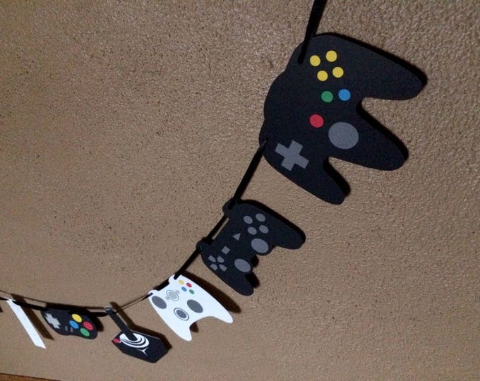 Gamer Party Decor, Game Controller Decor, Gaming Party, Gamer Party ...