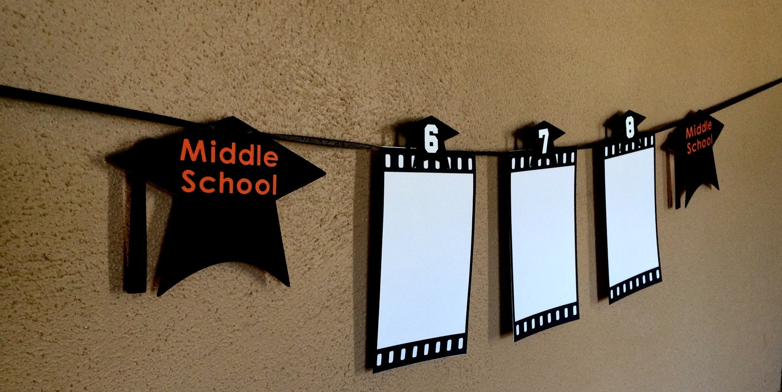 Middle School Graduation Photo Banner Graduation Picture - Etsy