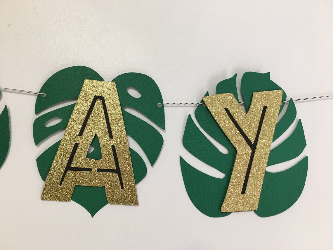 Safari Birthday Banner Jungle Theme Birthday Party Wild | Etsy